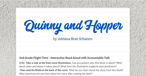 Quinny and Hopper | Smore Newsletters