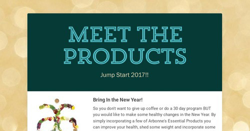 Meet The Products | Smore Newsletters