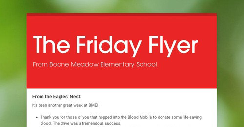 The Friday Flyer | Smore Newsletters