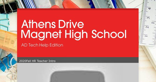 Athens Drive Magnet High School | Smore Newsletters for Education