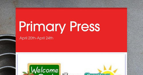 Primary Press | Smore Newsletters for Education