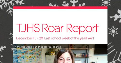 TJHS Roar Report