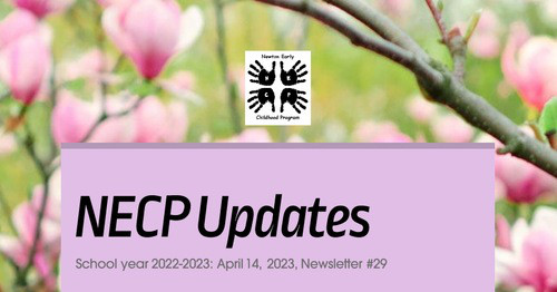 NECP Updates | Smore Newsletters