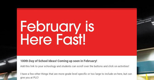 February is Here Fast! | Smore Newsletters