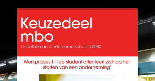 Keuzedeel mbo
