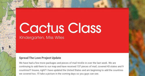 Cactus Class | Smore Newsletters