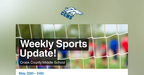 Weekly Sports Update! | Smore Newsletters