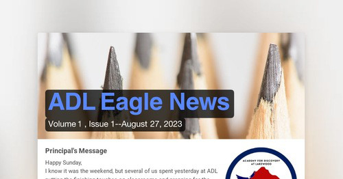 ADL Eagle News